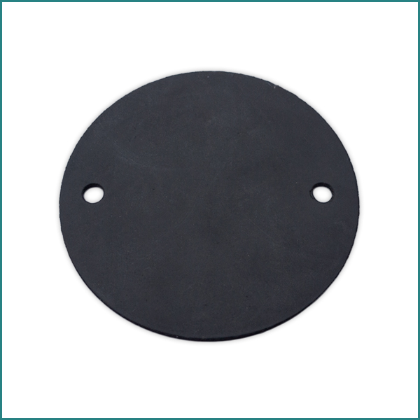 Galv Conduit - Black Rubber Circular Box Gasket