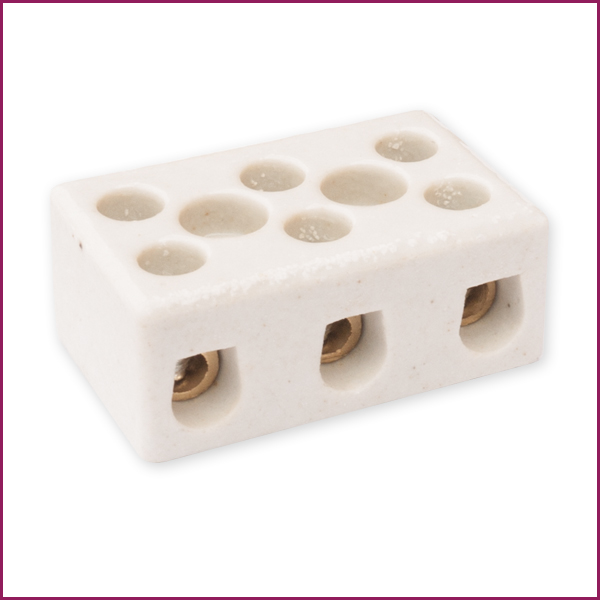 3 Way Porcelain Connectors